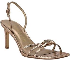 Guess Sandales &agrave; talons Twilla pour femme, Or 710, 39 EU