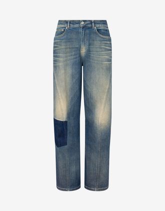 Moschino Pantalon en denim - Bleu