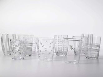 Zafferano Gläser Melting Pot 6 transparente Gläser