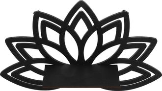 BESPORTBLE Modernes Schwebendes Wandregal aus Holz in Lotusblütenform Dekoratives Hängendes Wandboard für Schlafzimmer Bad und Wohnzimmer Robustes Regal für Aufb