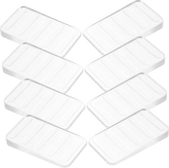 Soimiss 8 Stck Teiliges Transparente Kunststoff Möbelkeile Verstellbare Leveling Shims für Tisch und Möbel Leicht Kompakt Einfach zu Verwenden Lagern Praktisc