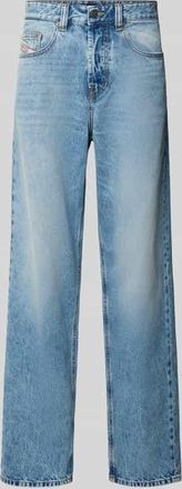 Diesel Straight Fit Jeans mit Logo-Patch