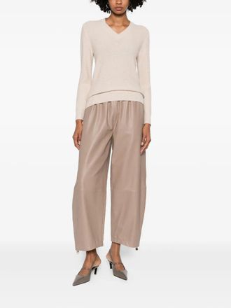 Fabiana Filippi Womens V-Neck Sweater Aw25 W