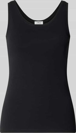 s.Oliver Red Label Slim Fit Tanktop aus Baumwoll-mix