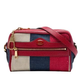 Gucci Pre-owned Sac bandouli&egrave;re Ophidia - Femme - Pre-owned - Rouge - Taille: ONE Size