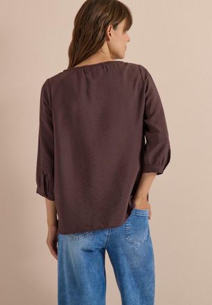 Cecil Carmenbluse Sommerbluse, Viskosemix, Carmenausschnitt