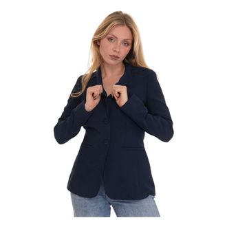 Pennyblack Stretch Cady Jacke mit Center Back Vent - - Jackets - Damen - Blau - XL