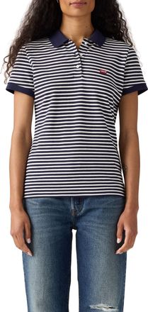 Levi's Hm Polo Marigold Stripe Peacoat S