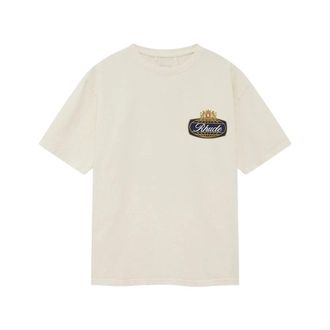 Rhude Safari Crest Tee - - Tops - Herren - Wei&szlig; - S