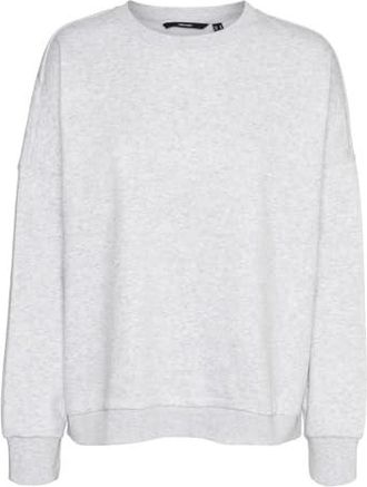 Vero Moda VMSONJA LS Sweat JRS Noos, Super Light Grey Melange, S