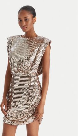 HUGO BOSS Coctailkleid C_Dillana 50548317 Goldfarben Slim Fit