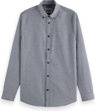 Scotch & Soda Oxford Shirt Herren Hemd, Peacoat, XXL
