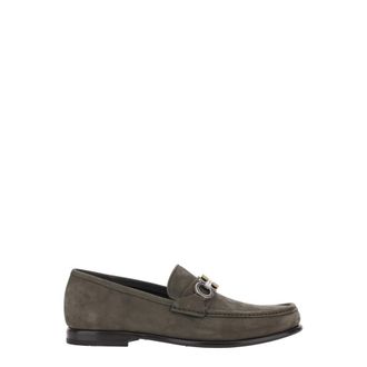 Ferragamo Homme, Chaussures, Gris, Taille: 44 EU Mocassins Avril