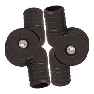 Artibetter Robuster Kunststoff Rundrohr Steckverbinder für Klappstuhl mit sicherem Verriegelungssystem Einfache Befestigung Kompatibel mit Camping Strandliegen L