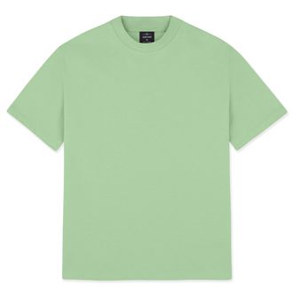 Johnny Urban Oversized Tshirt Herren & Damen Gr&uuml;n - Sammy - Heavy Basic Kurzarm T-Shirt Oversize - Enganliegender Kragen - Unisex - 100% Baumwolle - Einfarbig