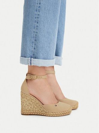 Tommy Hilfiger Espadrilles Wedge FW0FW09225 Beige