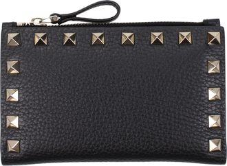 Valentino Garavani Femmes Porte Document Cuir Noir