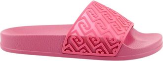 Liu Jo Femme, Chaussures, Rose, Taille: 38 EU Sandales avec Logo Int&eacute;gral