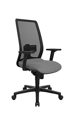 Topstar Topstar Drehstuhl T240 hellgrau/schwarz inkl. höhenverstellbare Armlehnen