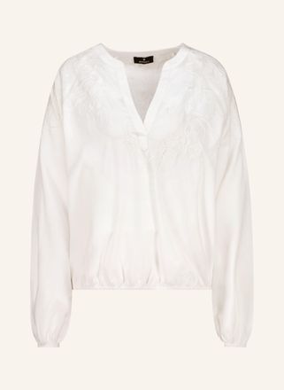 Monari Monari Blusenshirt Mit Pailletten weiss