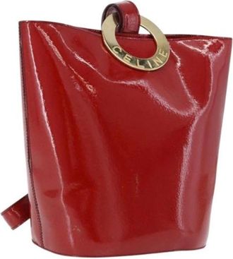 Celine Sac bandouli&egrave;re vintage doccasion - Femme - Pre-owned - Rouge - Taille: ONE Size