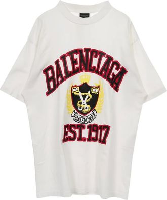 Balenciaga t-shirt &agrave; col rond (ann&eacute;es 2010) - Blanc