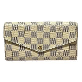 Louis Vuitton Pre-owned Portefeuille Sarah Damier Azur Wallet - - Pre-owned - Damen - Beige - ONE SIZE