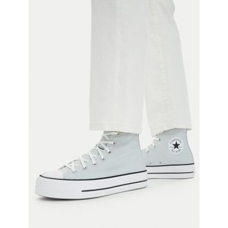 Converse Sneakers aus Stoff Converse Chuck Taylor All Star Lift Platform A11873C Himmelblau