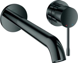 GROHE Essence - Waschtischarmatur L - Unterputz, 2-Loch Montage, Hard Graphite 19967A01