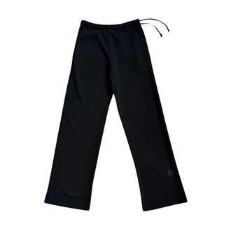 Douuod Femme, Pantalons, Noir, Taille: 36 FR Pantalone Largo T/Francese