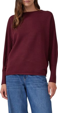 s.Oliver Pullover in Rippstruktur mit Fledermaus&auml;rmeln