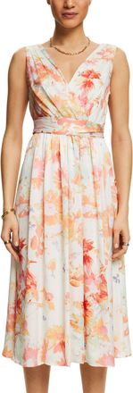 Esprit Damen 024ee1e350 Kleid, 113/Off White 4, 40