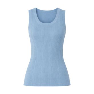 Max Mara Femme, Tops, Bleu, Taille: 42 FR D&eacute;bardeur