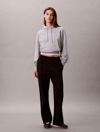Calvin Klein Jeans Sweathose elastischer Bund, gerade Passform, Bundfalte