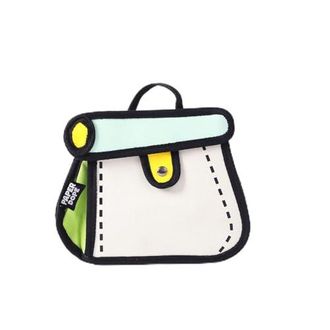 Generic Paperdope SliceTote - Sac fourre-tout 2D de style bande dessin&eacute;e kawaii | Sac &agrave; bandouli&egrave;re unique et insolite pour femmes et adolescentes filles, sac