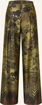 Miss Goodlife Miss Goodlife Marlenehose Aus Satin gruen