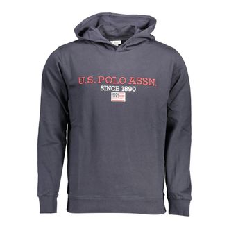 U.S.Polo Association U.s. Polo Assn., Homme, Sweatshirts et sweats &agrave; capuche, Bleu, Taille: 3XL Sweat &agrave; Capuche Bleu Logo Contrast&eacute;