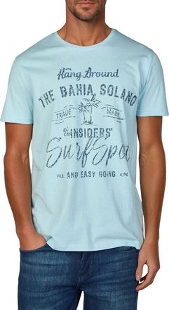 Riverso Tshirt Herren Baumwolle Regular Fit RIVLeon Rundhals Kurzarm Sommer Tee Shirt Print, Gr&ouml;&szlig;e:5XL, Farbe:Hellblau (OJD)