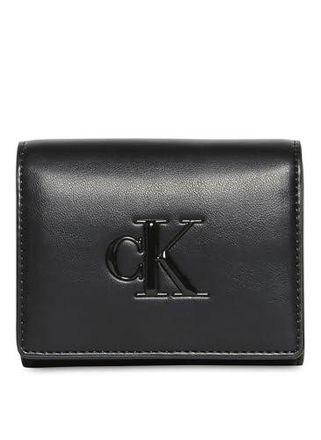 Calvin Klein Bold CK Medium Bifold Lv04F1047G, Portefeuilles Femme, Black (Black), Taille Unique