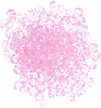 BESPORTBLE K&uuml;nstliche Acryl Eisw&uuml;rfel 11 X 14mm 300 St&uuml;ck Transparente Kristallsteine als Vasenf&uuml;ller und Tischdekoration f&uuml;r Partys und Hochzeiten