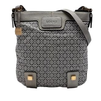 Loewe Pre-owned Umh&auml;ngetasche - - Pre-owned - Damen - Grau - ONE SIZE