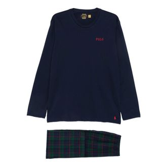Polo Ralph Lauren Ensemble de pyjama &agrave; manches longues - Homme - V&ecirc;tements de nuit et de d&eacute;tente - Multicolore - Taille: L