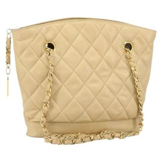 Chanel Pre-owned Vintage Schultertasche - - Pre-owned - Damen - Beige - ONE SIZE