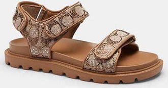 Coach Brynn Sandale Aus Signature-Jacquard Mit Kristallen