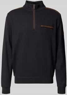 Bugatti Sweatshirt mit Label-Detail