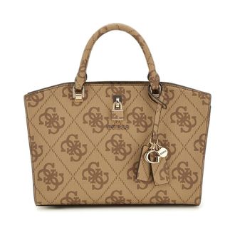 Guess Lorelei Girlfriend Schultertasche Latte - - Bags - Damen - Braun - ONE SIZE