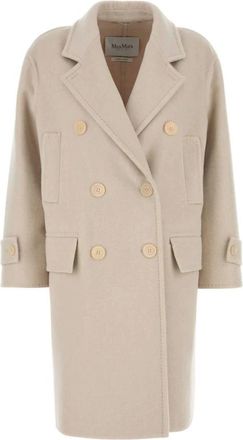 Max Mara Femme, Manteaux, Beige, Taille: 38 FR Manteaux Droits
