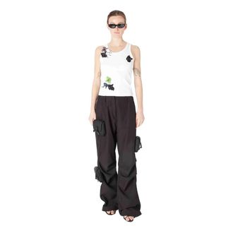 Coperni Wide Hosen - - Trousers - Damen - Schwarzk - XS