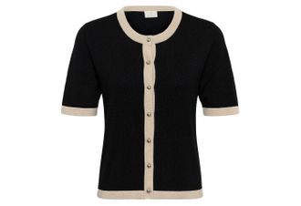 Kaffe Strickjacke KAlizza Contrast Cardigan