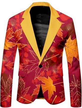 Generic Veste arc-en-ciel pour homme - Costume CSD - Blazer slim fit Pride Month - Veste de costume attrayante pour carnaval, festival, d&eacute;fil&eacute;, 008, XXL